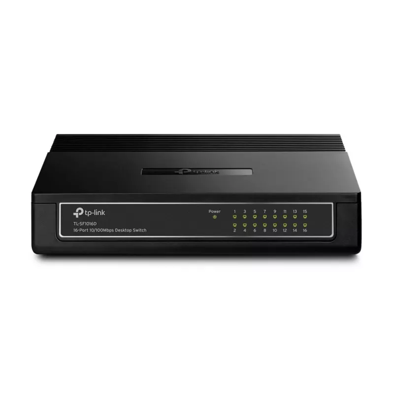 INF TP-LINK Switch TL-SF1016D Desktop, 10/100 Mbit/s (RJ-45) Ports Anzahl