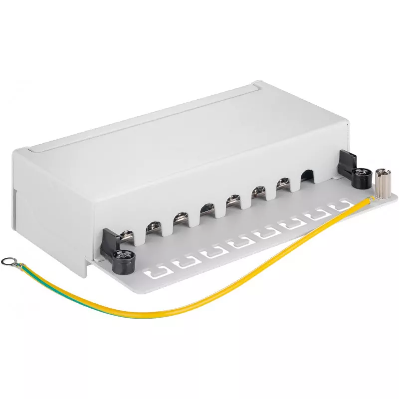 CAT 5e Mini/Desktop Patch Panel, 8 Port, (1 HE)