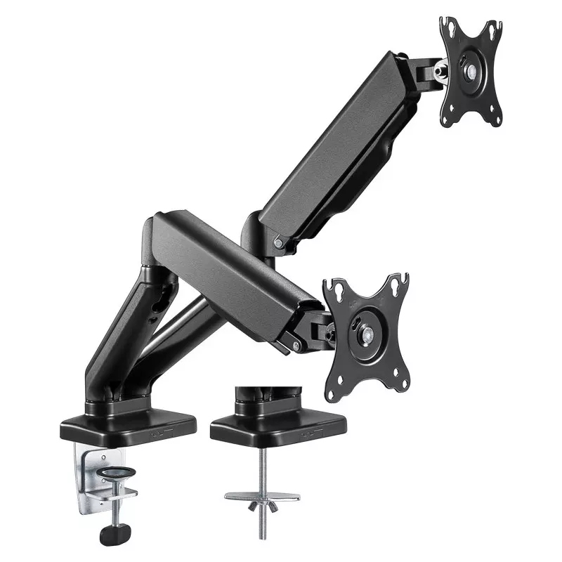 Doppel-Monitorhalterung mit Gasdruckfeder