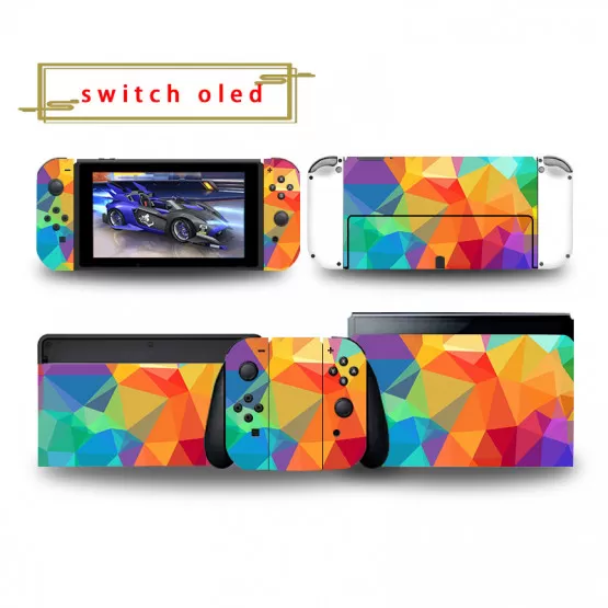 INF Nintendo Switch OLED-Skin color Mehrfarbig