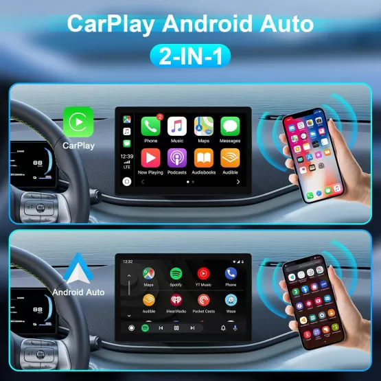 INF Carplay/Android Auto-Adapter – Kabel-zu-Wireless-Konverter