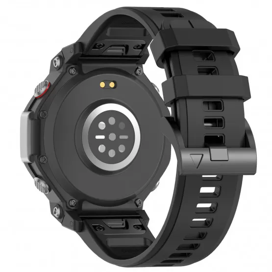 INF Verdicktes Silikon-Uhrenarmband mit Schnalle für Amazfit T-Rex 2/3