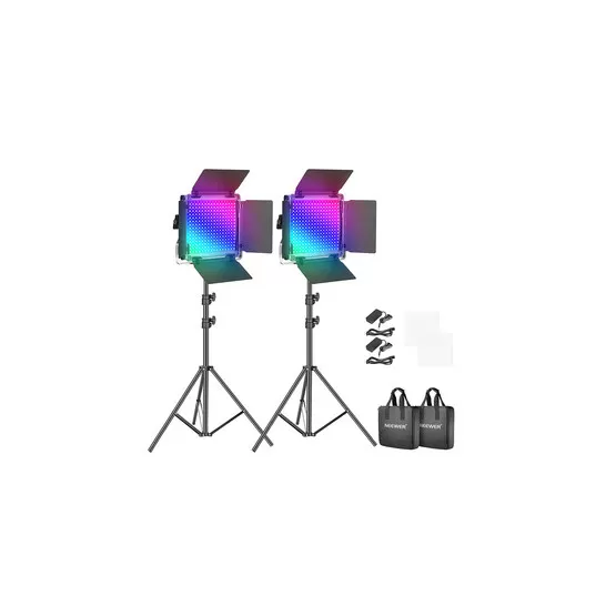 INF Neewer 660 PRO RGB LED Studioset, zwei 50W 3200-5600K Lampen
