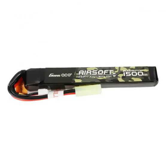 INF Gens ace 25C 1500 mAh 2S1P 7,4 V Airsoft Gun Lipo Akku mit