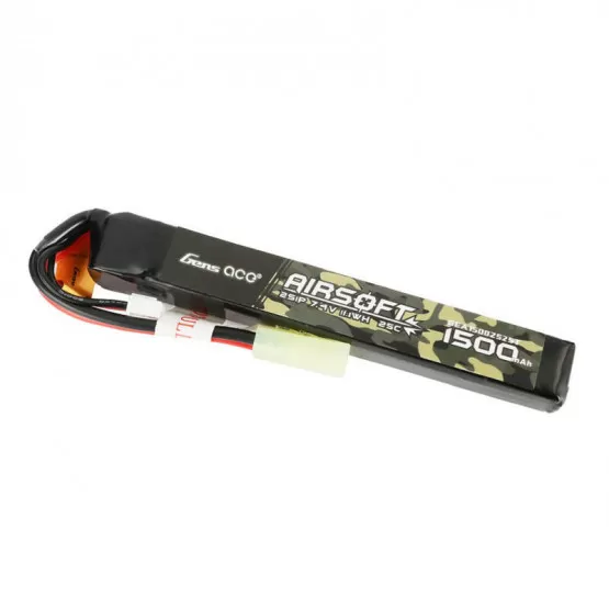 INF Gens ace 25C 1500 mAh 2S1P 7,4 V Airsoft Gun Lipo Akku mit