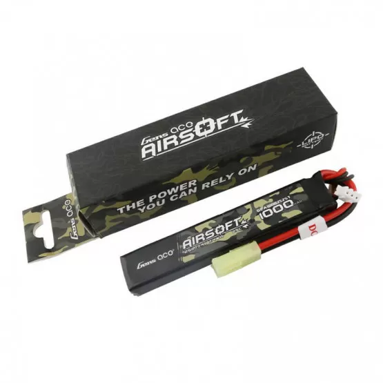 INF Gens ace 25C 1000mAh 2S1P 7,4V Airsoft Gun Lipo Akku mit