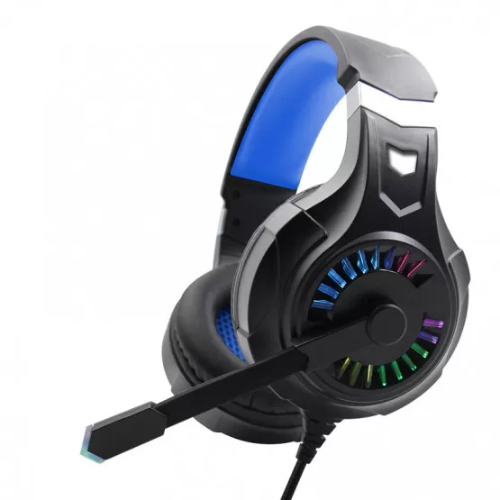 INF Blaues kabelgebundenes Gaming-Headset - Immersiver Klang & Komfort
