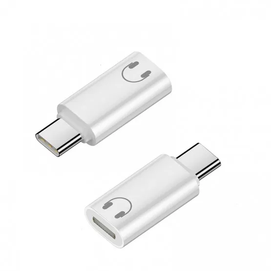 INF Lightning Buchse auf Type-C Stecker Kopfhörer Adapter - Musik, Anrufe