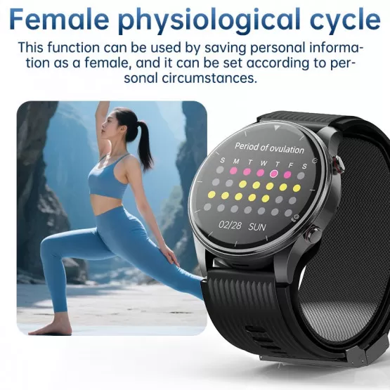 INF AMOLED Smartwatch mit Blutdruck, EKG, Bluetooth-Anruf, Blutsauerstoff
