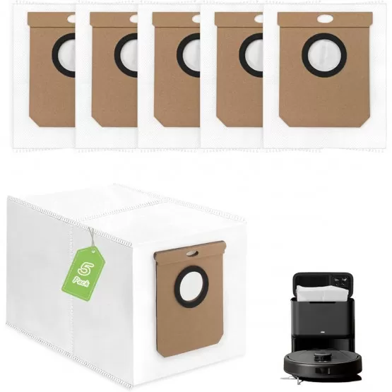 INF 5er-Pack Ersatz-Staubbeutel kompatibel mit Eufy L50 SES/L60 SES