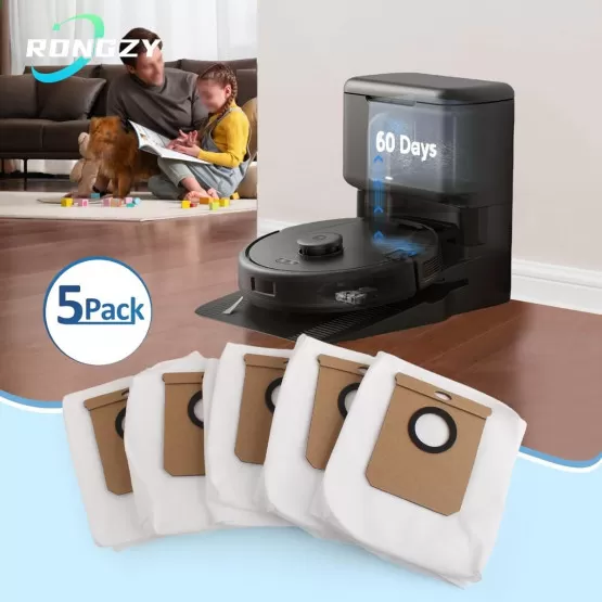 INF 5er-Pack Ersatz-Staubbeutel kompatibel mit Eufy L50 SES/L60 SES