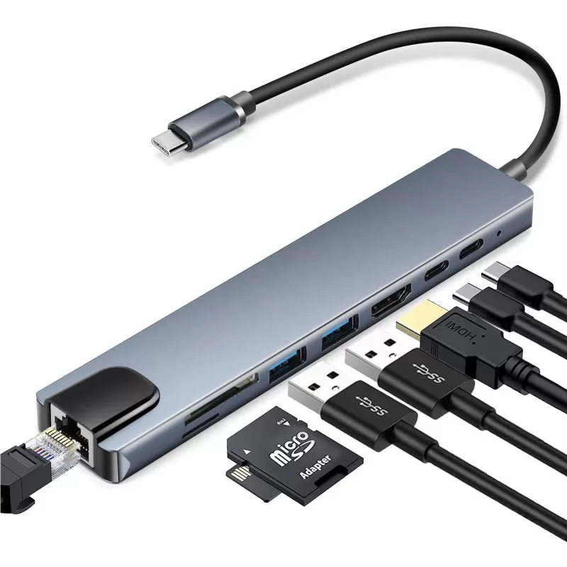 INF 8-Port-USB-C-Hub