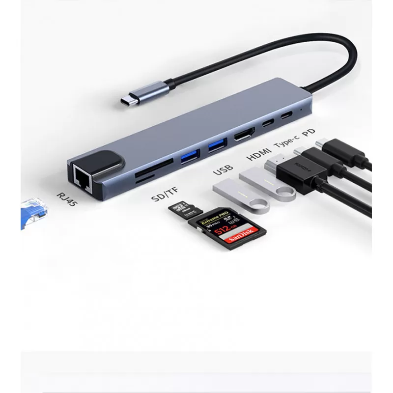 INF 8-Port-USB-C-Hub