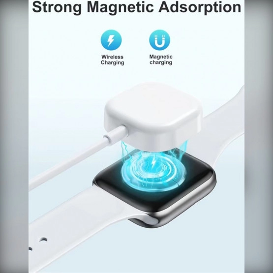 INF Magnetisches quadratisches Ladekabel, USB-A 2.5w, 100cm PC+ABS,