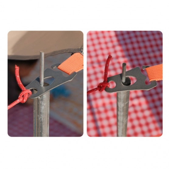 INF Set Stangenversteller (6 Stück) - Edelstahl Abspannseil-Spanner für
