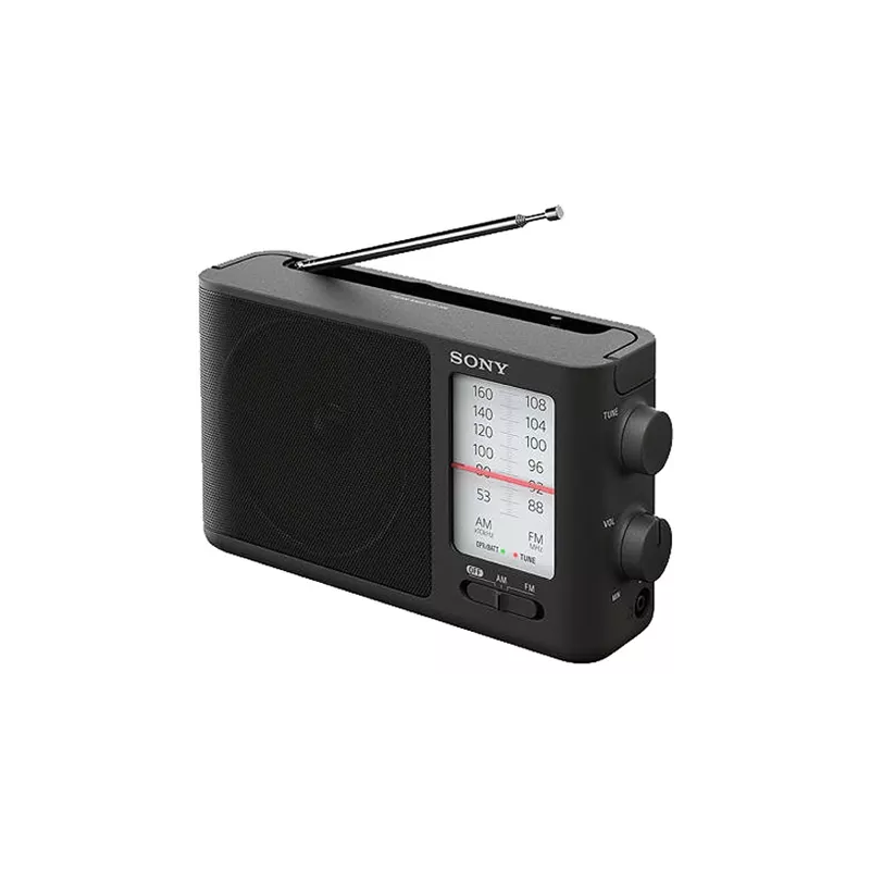 INF Sony Analogradio ICF-506 Schwarz, 5 W