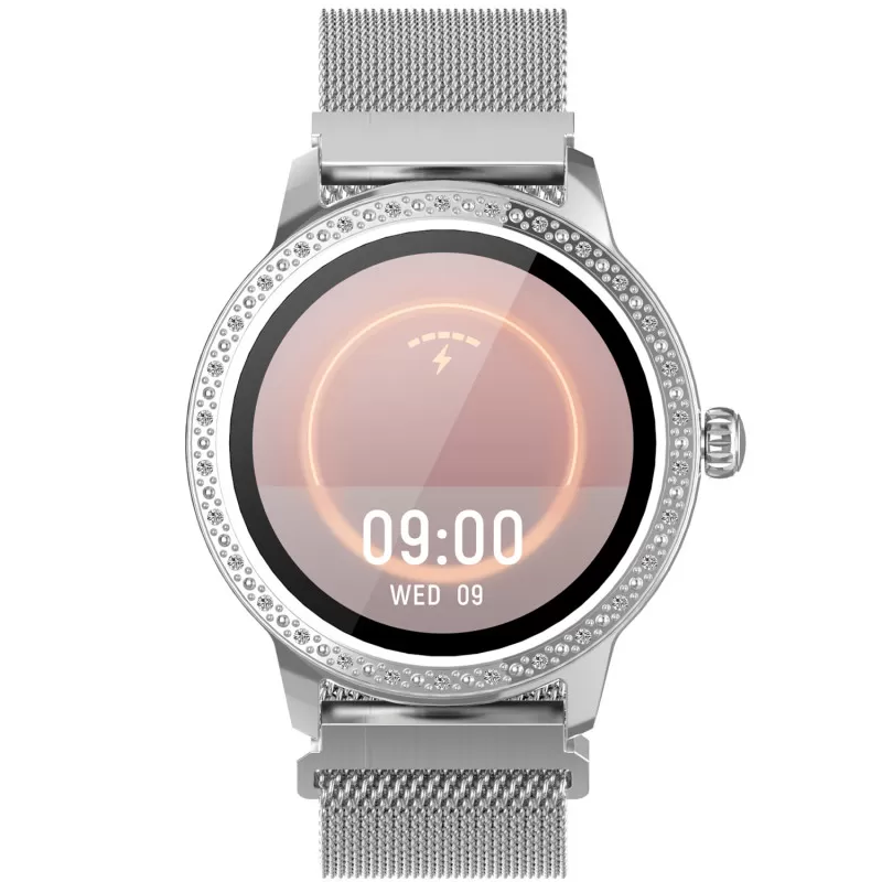 SW-360S Smartwatch mit Herzfrequenzsensor Silber